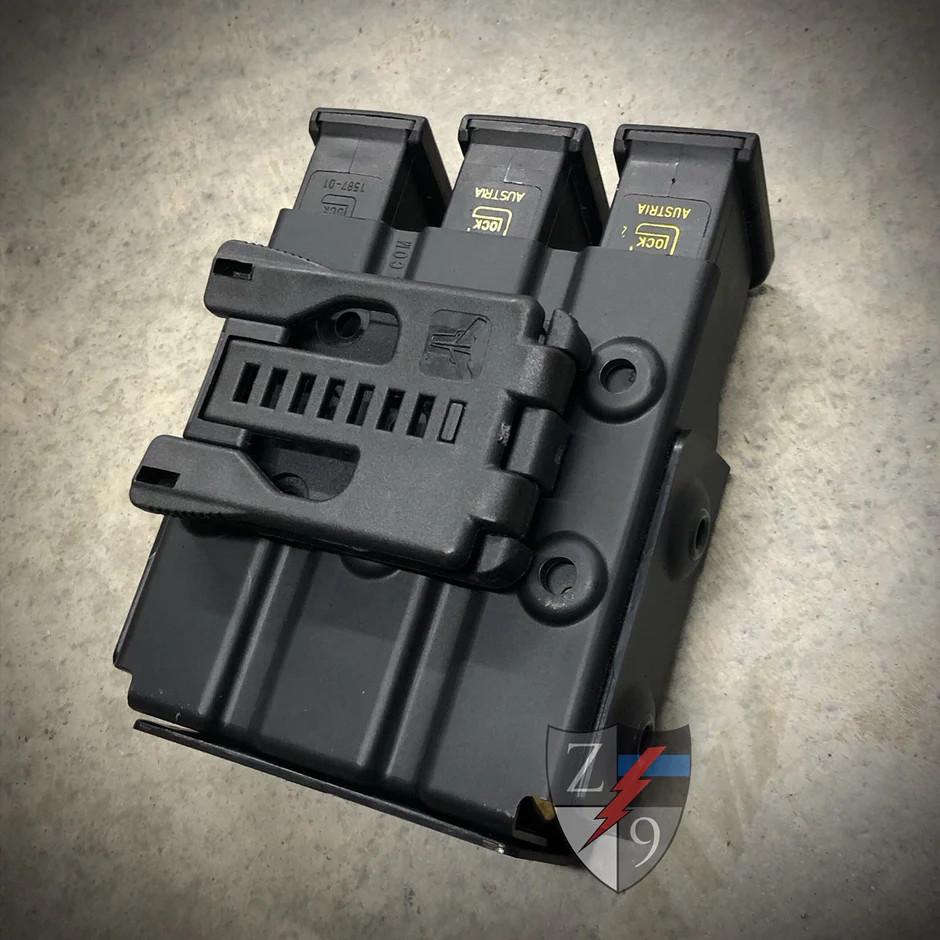 Zero 9 Glock 9/40 Triple Mag Case - 4007
