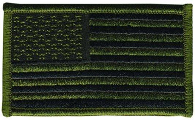 Hero's Pride OD Green US Flag Patch