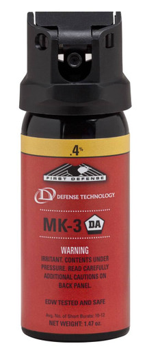 Defense Technology First Defense .4% MK-3 Foam OC Aerosol Pepper Spray