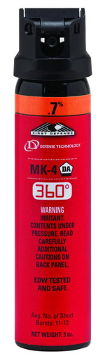 Def Tech First Defense 360 .7% MK-4 Stream OC Aerosol Pepper Spray