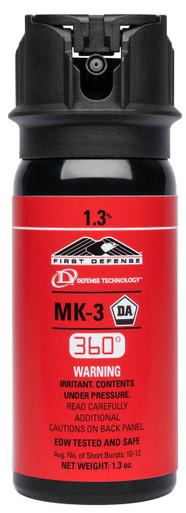 Defense Technology First Defense 360 1.3% MK-3 Gel OC Aerosol Pepper Spray
