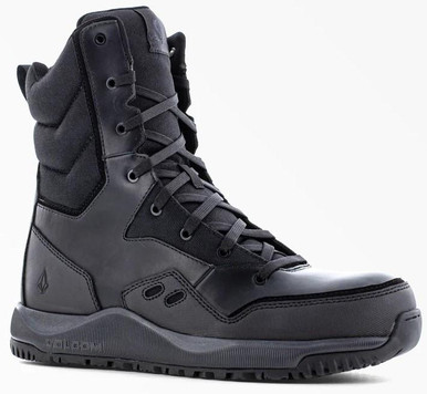 Volcom Men's Black 8" Street Side Zip Tactical Boot