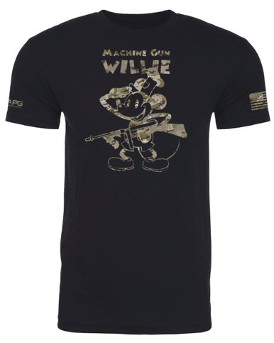 LAPG Machine Gun Willie Short Sleeve Graphic Tee