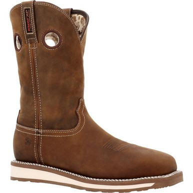 Durango Maverick WXP Men's Tan Steel Toe Western Wedge Work Boot-DDB0451