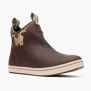 Xtratuf XALDCAM Men's 6 Inch Duck Camo Leather Ankle Deck Boot