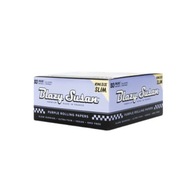 Blazy Susan Purple Rolling Paper Kingsize Slim