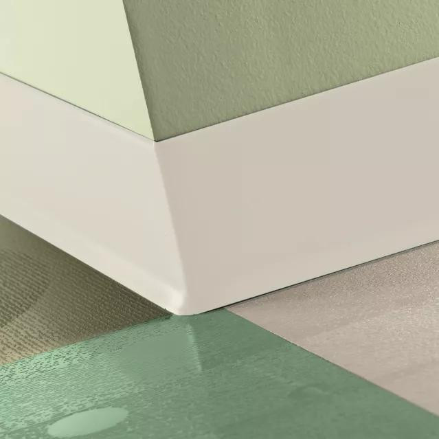 Traditional Vinyl Wall Base, .80in, 6in, 100ft Coil Toe