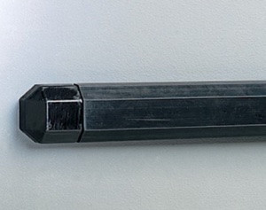 Heavy Duty Rubber Wall Guard with alu...