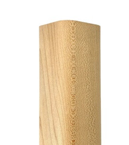 Wood Corner Guard - 48in x 1 1/2in - 3/8in Reveal - Modern Square