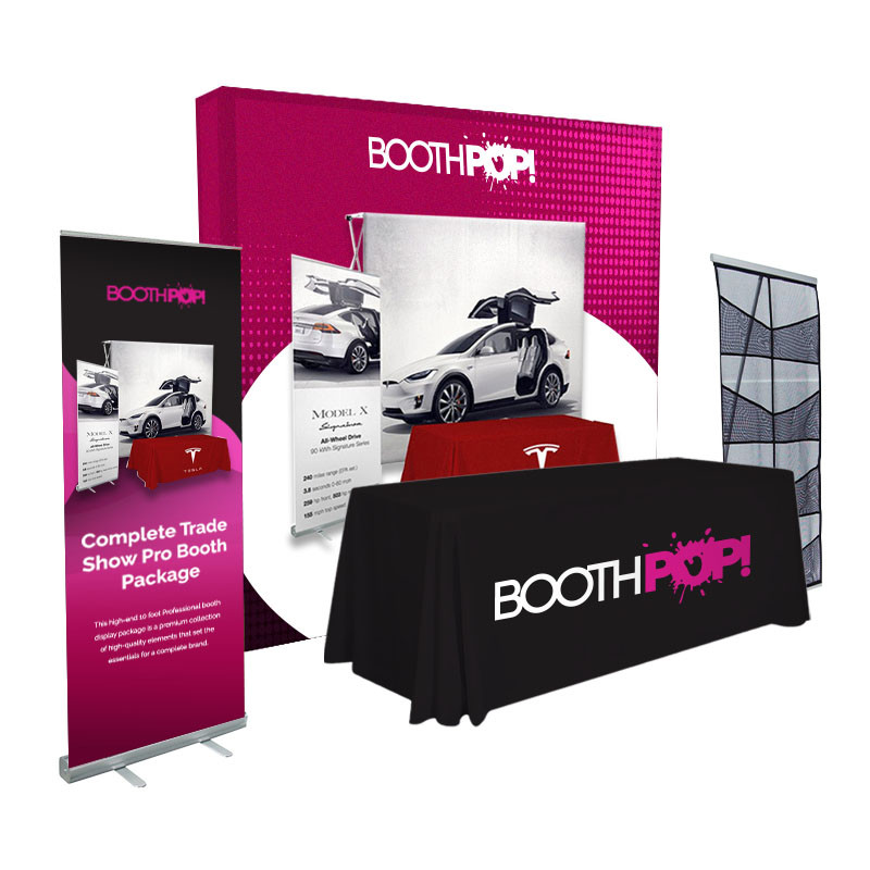 BoothPOP! Complete Trade Show PRO Booth Package (A)