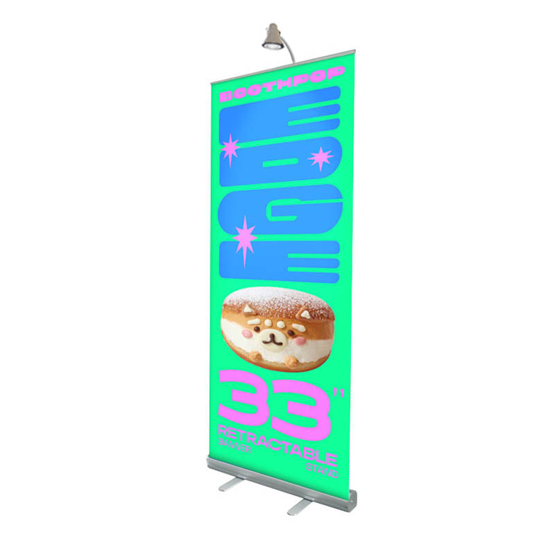 33" Edge Retractable Roll Up Banner Stand (BS33EC)