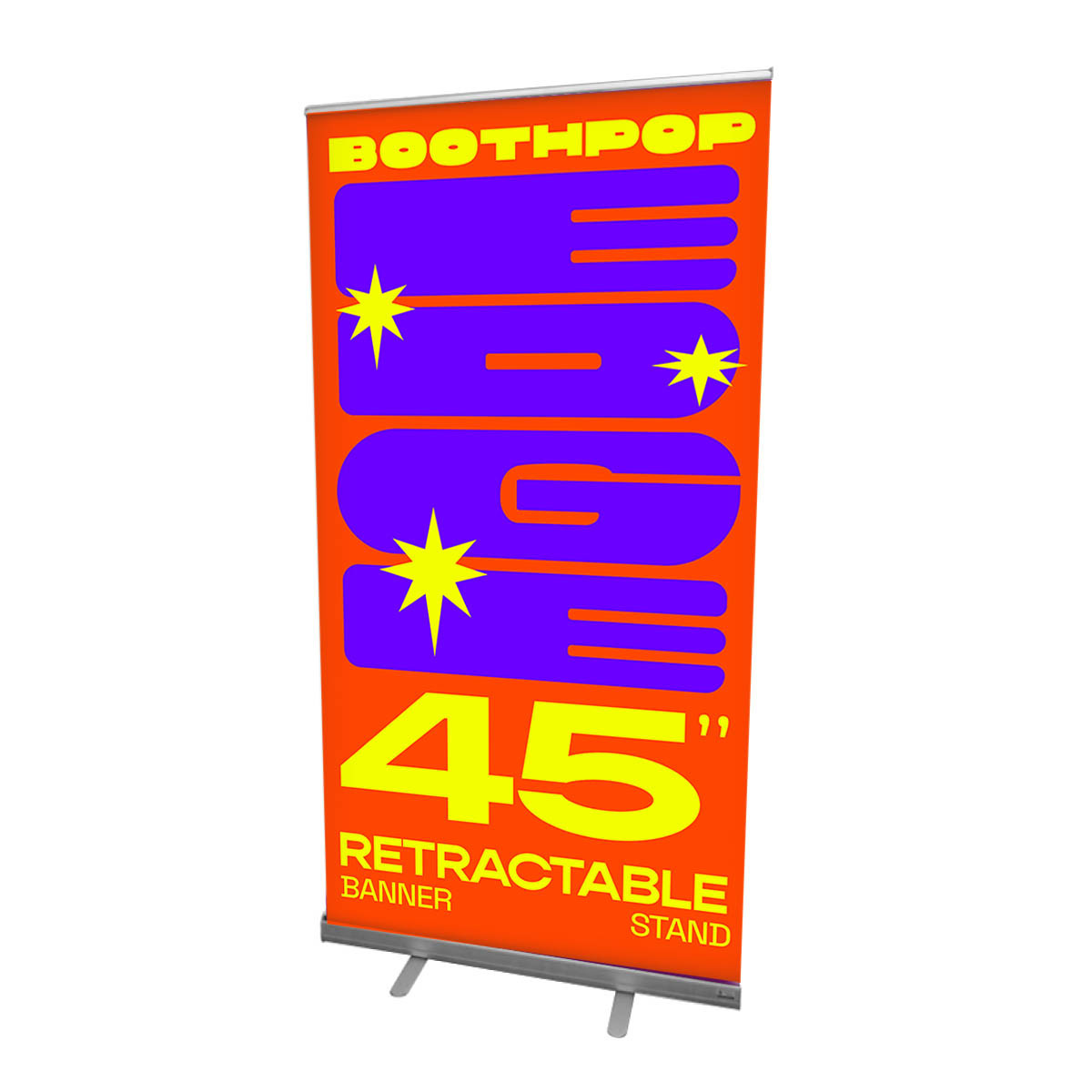 45" Edge Retractable Roll Up Banner Stand (BS47EC)