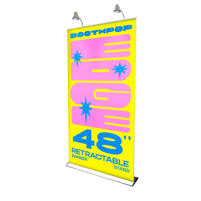 48" Edge Retractable Roll Up Elite Banner Stand (BS48EL)