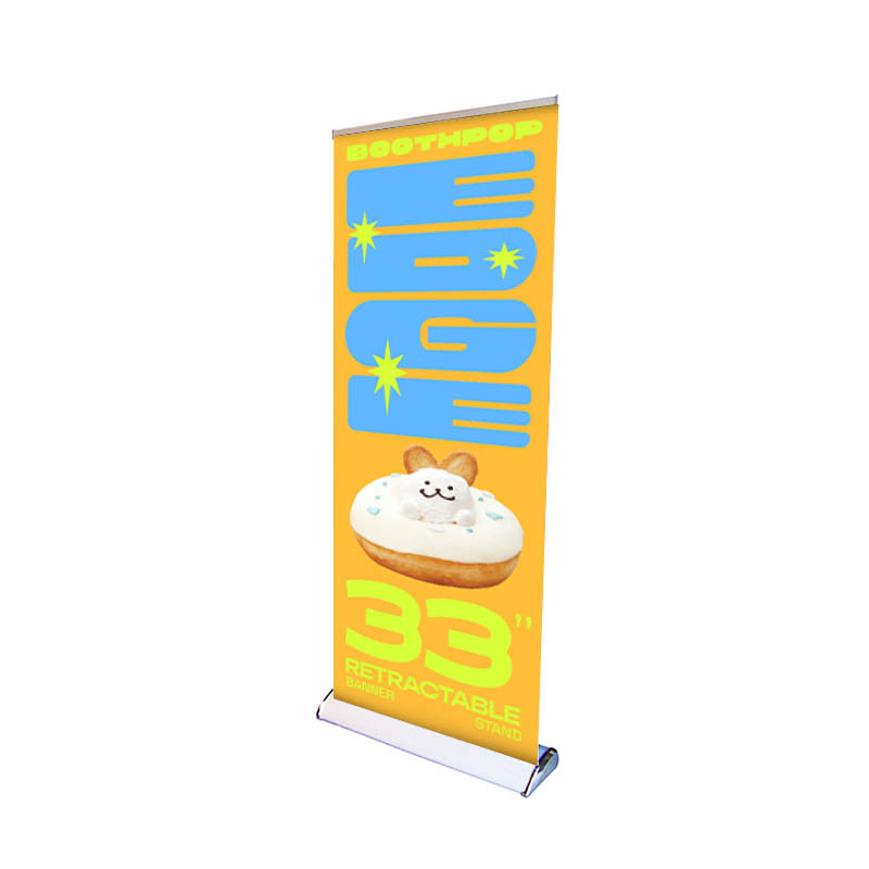 33" Edge Retractable Roll Up Deluxe Banner Stand (BS33DX)