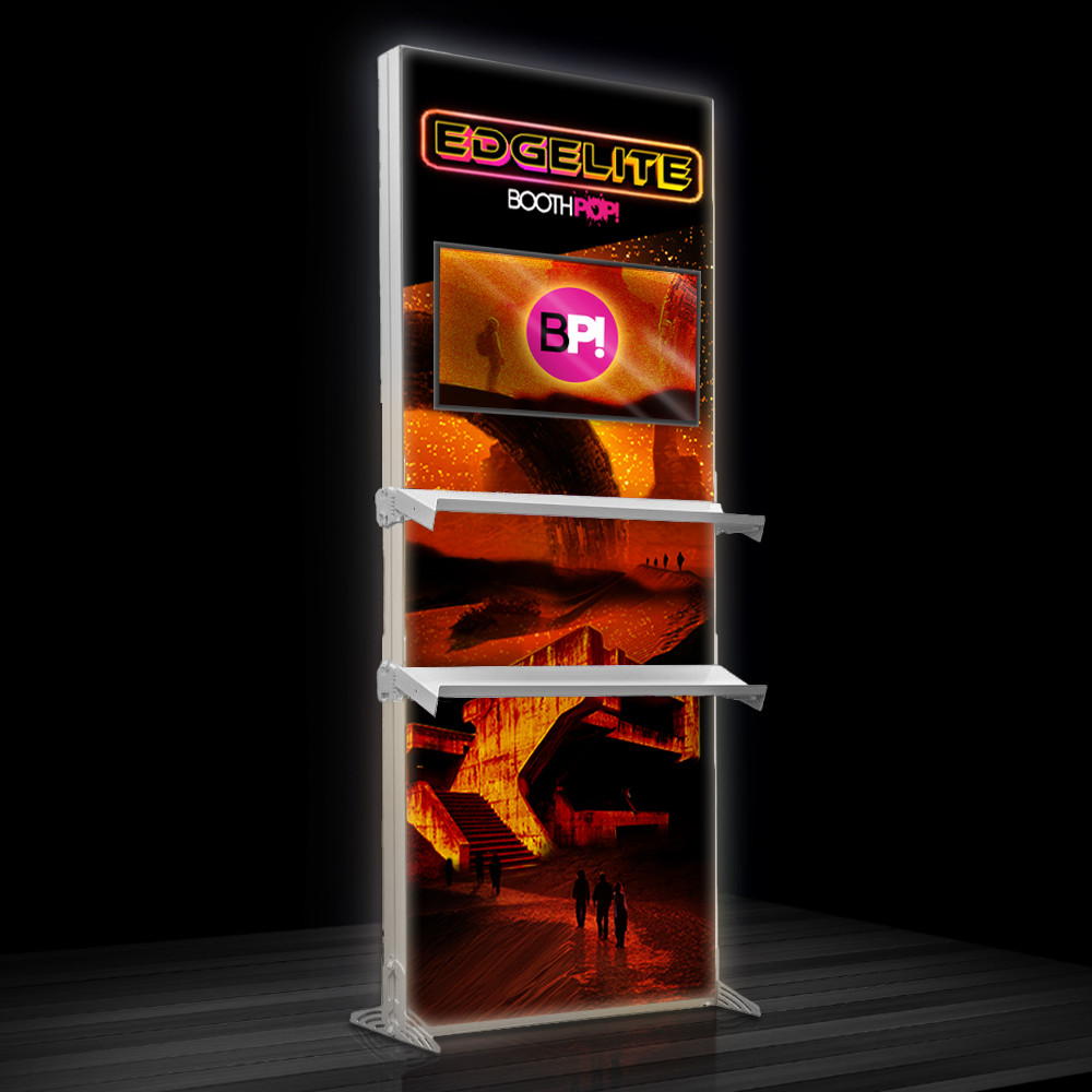 Edgelite 36" x 96" Backlit Trade Show Backdrop SEG Display (EL01)