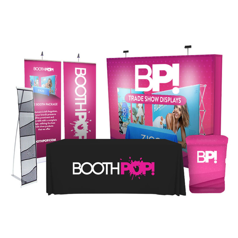 BoothPOP! Complete Trade Show Elite Booth Package (B)