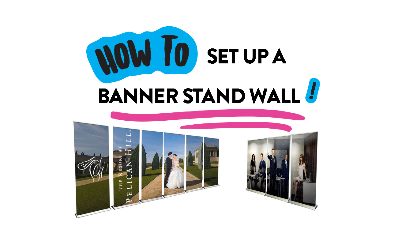 How To Set Up A Retractable Banner Stand Wall - BoothPop