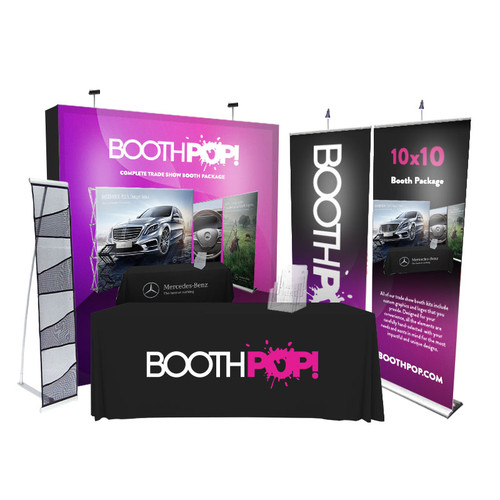 BoothPOP! Complete Trade Show Ultimate Booth Package (A)