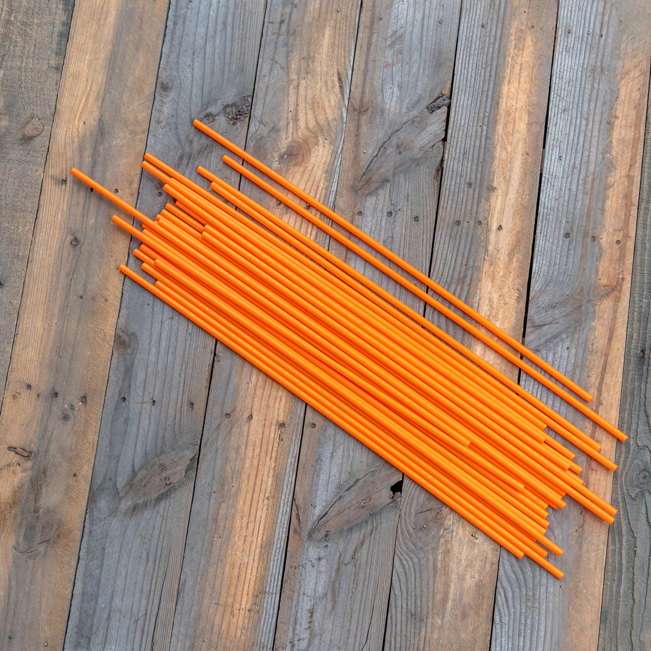 Fiberglass Marking Stakes 10 Driveway Markers Orange Driveway