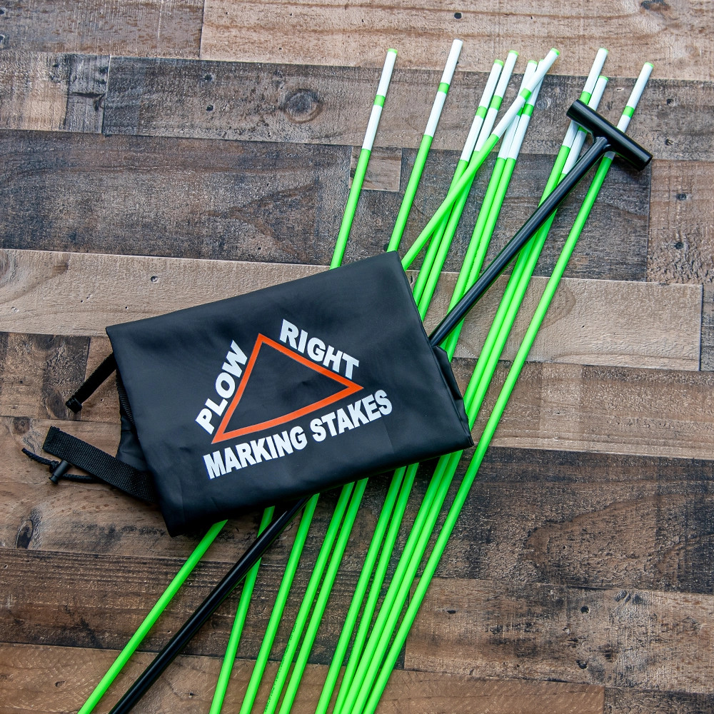 46" Advanced Polymer Hollow Marking Stakes w/ Installation Tool ...