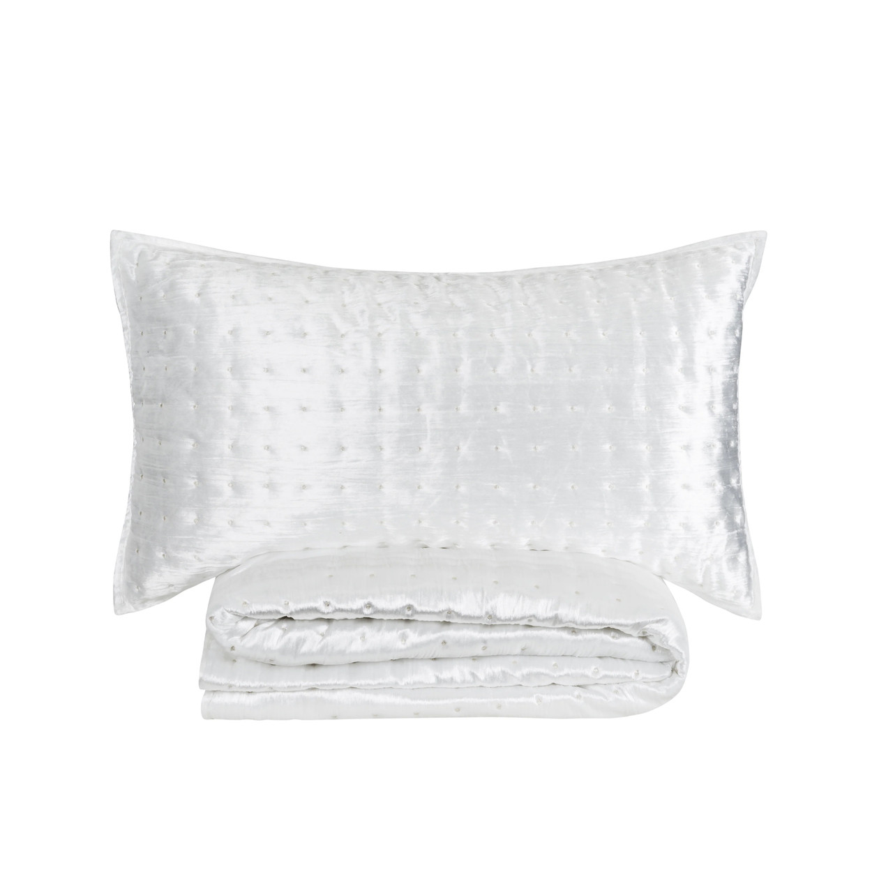 Prato Ivory Quilt Set - Between The Sheets