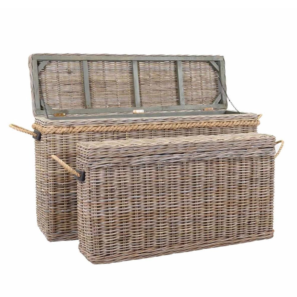 Sabrina Basket Console With Storage - Between The Sheets