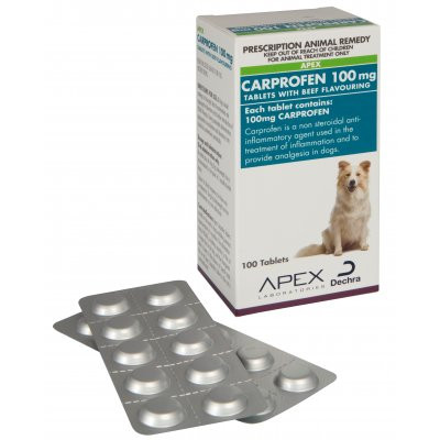 APEX CARPROFEN 100MG TABLETS WITH BEEF FLAVOURING