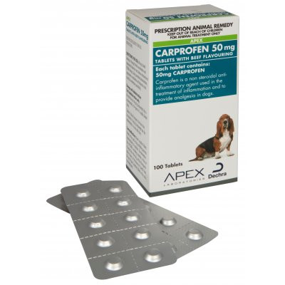 APEX CARPROFEN 50MG TABLETS WITH BEEF FLAVOURING