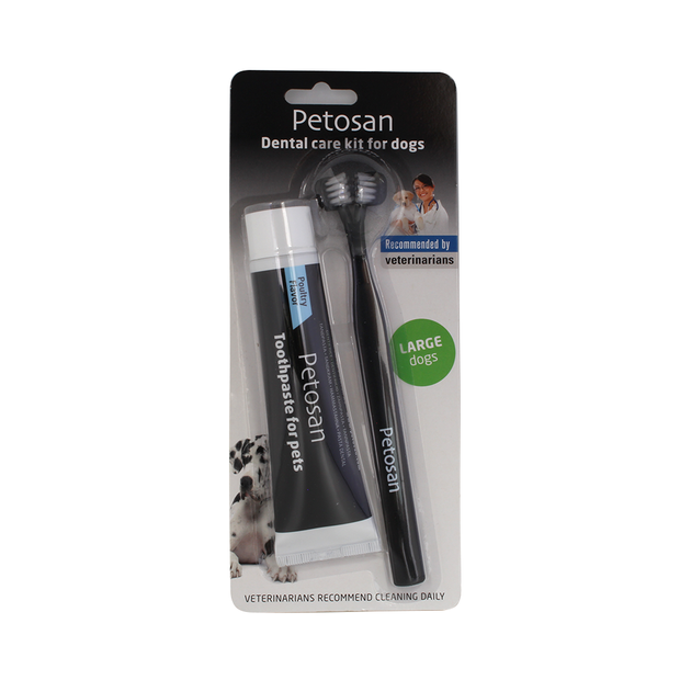 Petosan Toothpaste / Toothbrush Kit - Large - The Animal Pharmacy