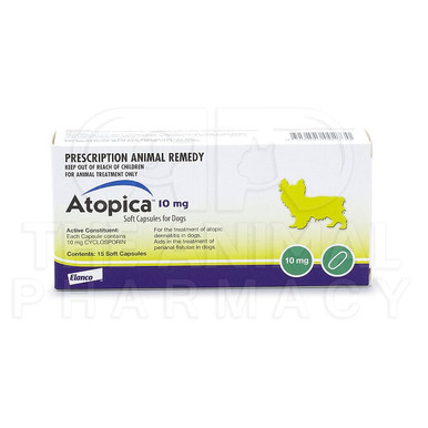 ATOPICA 10 MG SOFT CAPSULES FOR DOGS