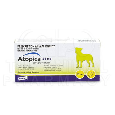ATOPICA 25 MG SOFT CAPSULES FOR DOGS