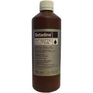 BETADINE ANTISEPTIC SOLUTION 500mL