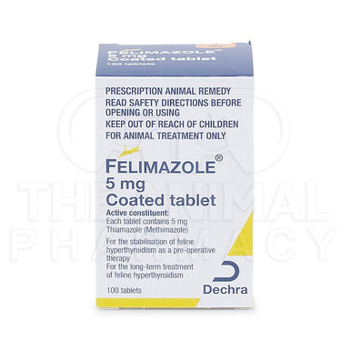FELIMAZOLE 5 MG COATED TABLET