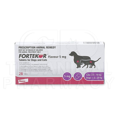 FORTEKOR FLAVOUR 5 MG TABLETS FOR DOGS AND CATS
