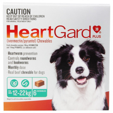 HEARTGARD 30 PLUS (IVERMECTIN/PYRANTEL) CHEWABLES EACH CHEWABLE ...