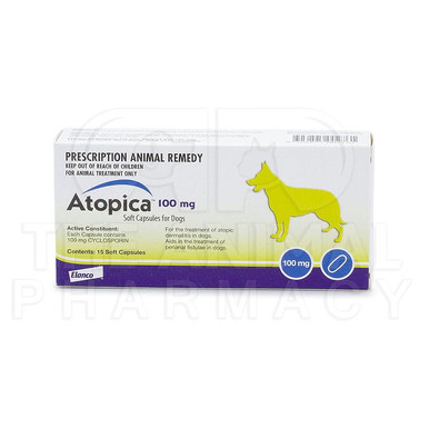 ATOPICA 100 MG SOFT CAPSULES FOR DOGS