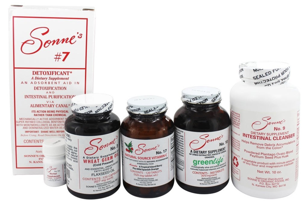 Sonne Detox Kit 7 Day Instructions - Natural Healing Tools