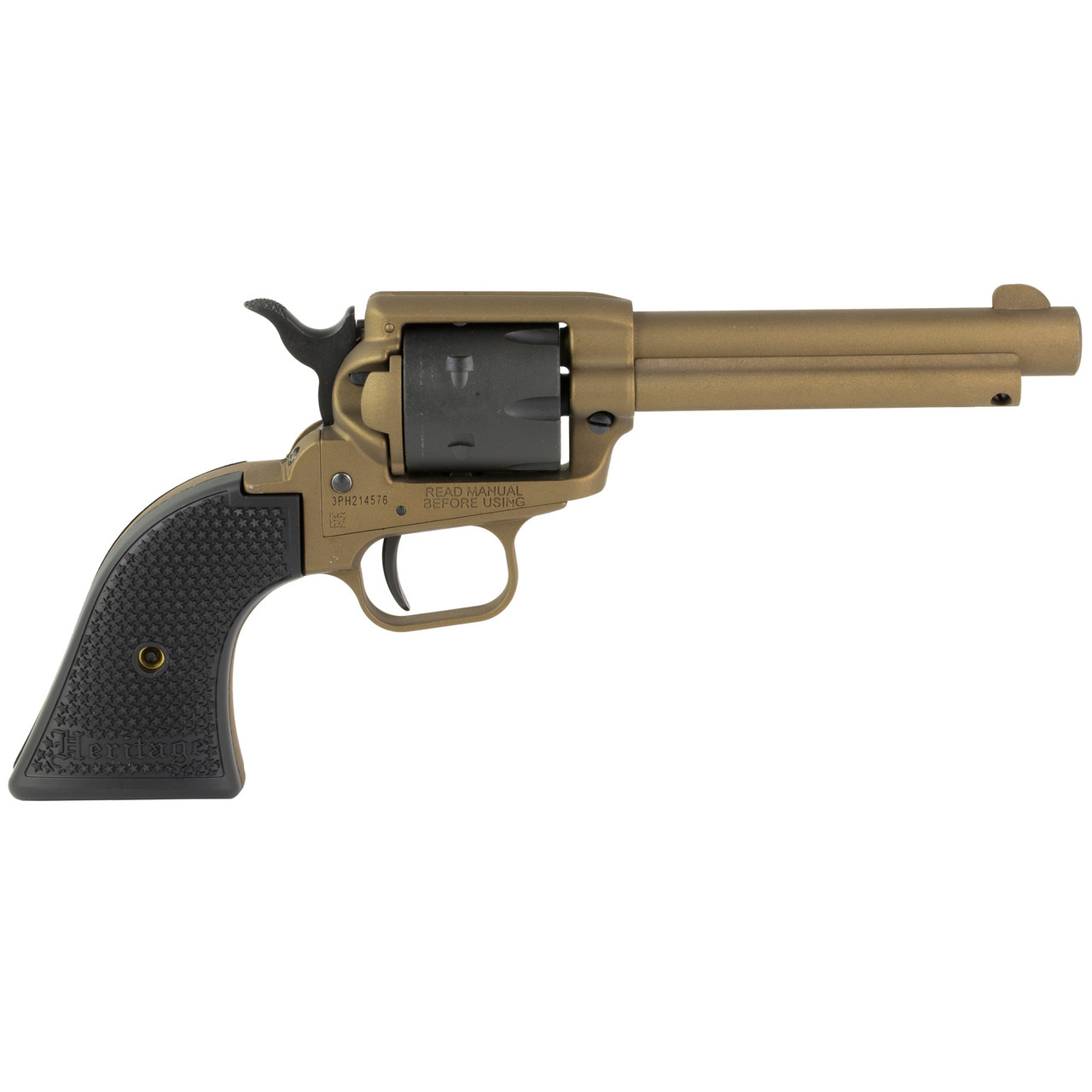 Heritage Rough Rider 22LR Revolver 6 Shot 4.75" Burnt Bronze - Shettler ...