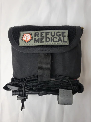 Refuge Medical SOB (Small of the Back): IFAK - Black - Shettler Supply Inc