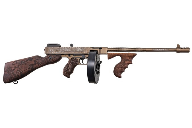 Auto Ordnance 1927A1 Thompson Bootlegger 45ACP 16.5″ Bbl 50Rd Burnt ...