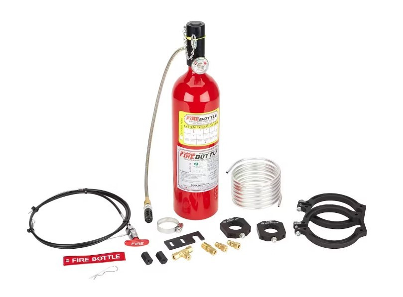 SAFETY SYSTEMS Fire Suppression System 5lb Sprint w/Hose | Track ...