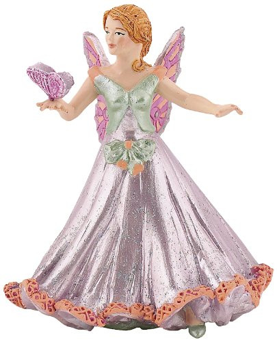 Papo Blue Elf Child #38826 - Riding Pose, Holding Butterfly