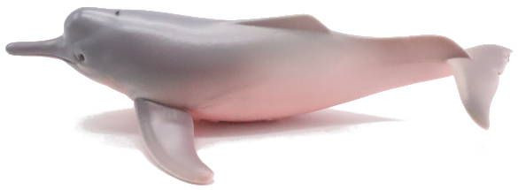 CollectA Sealife - Amazon River Dolphin #88994 - grey & pink