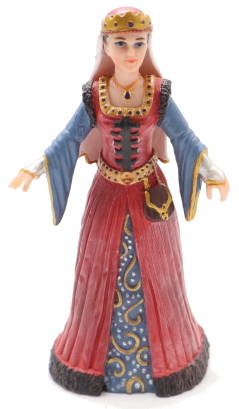 Papo Medieval Queen #39048, Intricate Jewelry Details