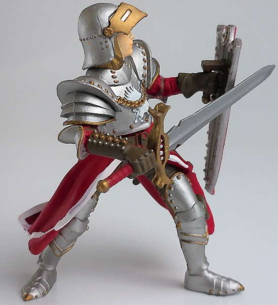 Papo Griffin Knight 39956, Named for Griffin Crest on Shield