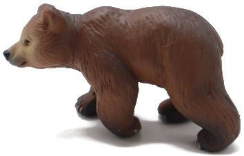 Papo Pyrenees Bear Cub #50031 - Cute Figure in Crawling Pose