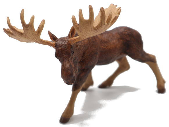 Papo Moose #50065 - Impressive Antlers - Walking Pose