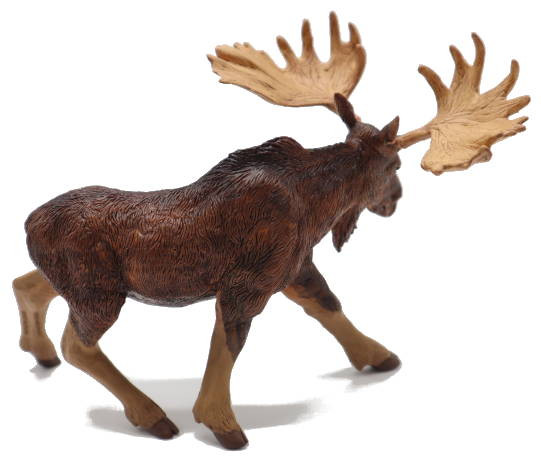 Papo Moose #50065 - Impressive Antlers - Walking Pose