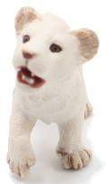 Papo White Lion Cub #50076 - Baby Cub Calling for Mommy