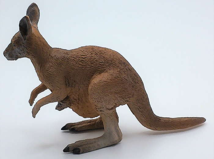 Papo Kangaroo with Joey #50188 - Cute Baby in the Pouch
